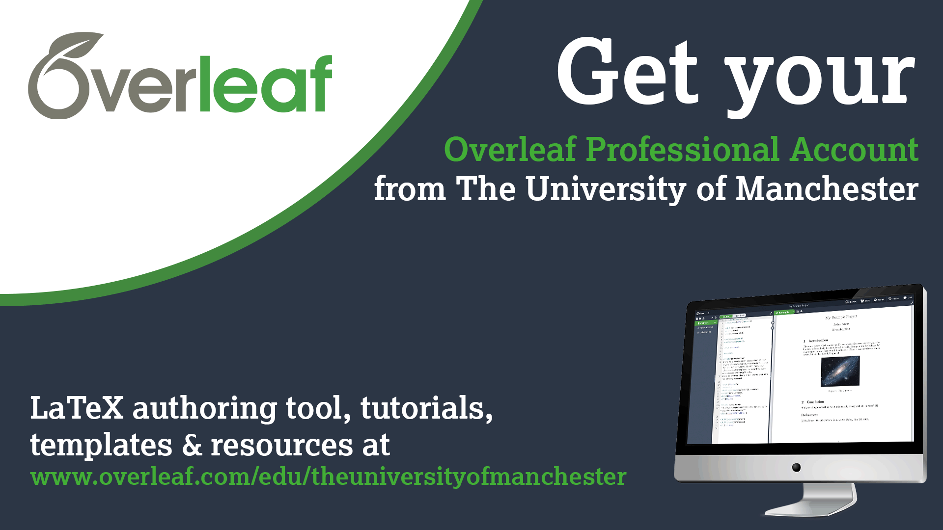 Research Lifecycle Programme | Launch of Overleaf at the University