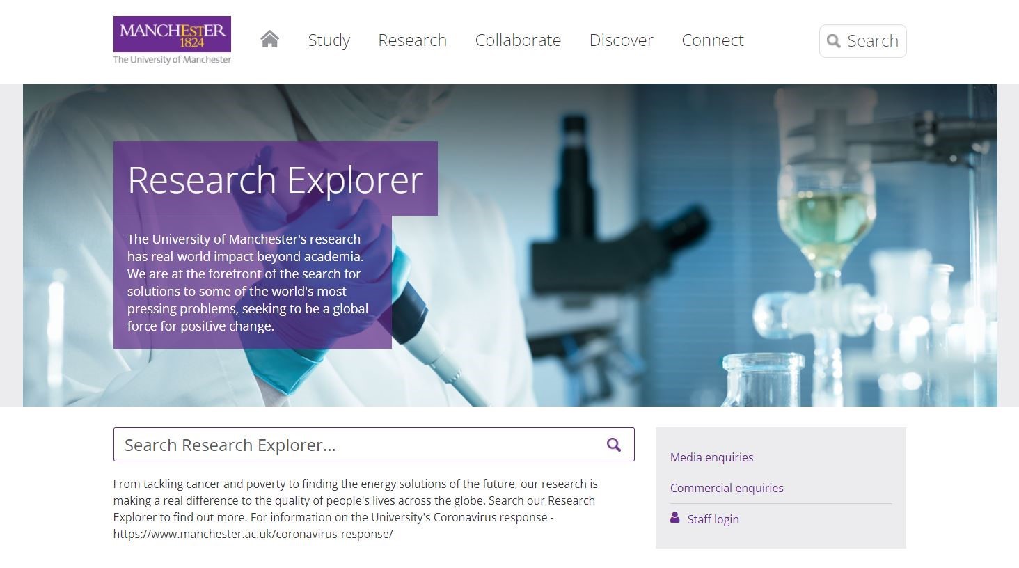 Research Lifecycle Programme | NEW: Pure Portal Project